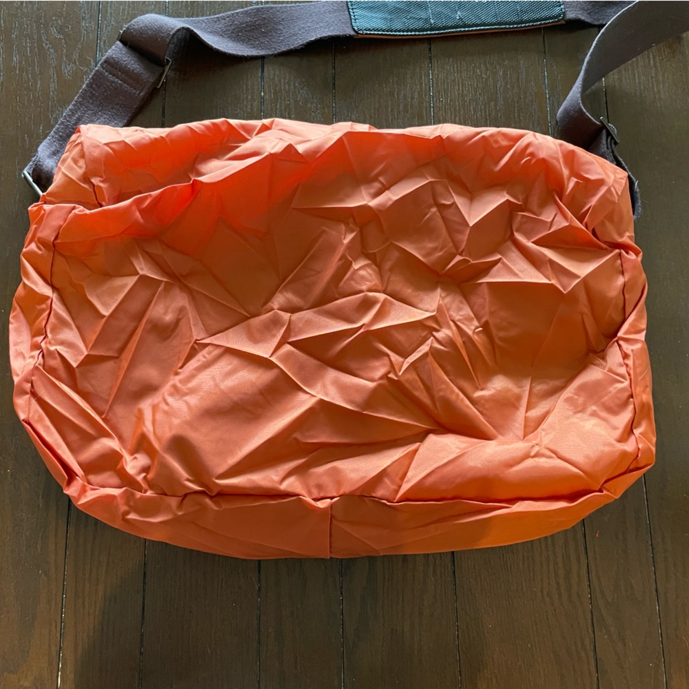 L.L. Bean Large Leather Messenger Bag - Gem